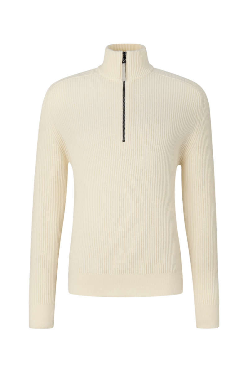 Pánský Troyer svetr Darvin v off-white barvě | BOGNER.cz