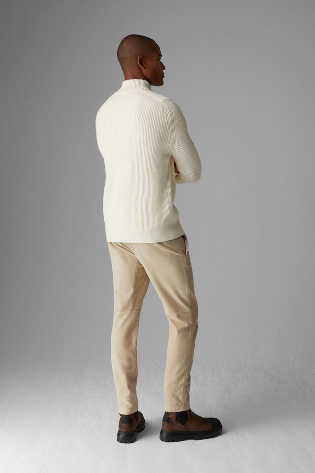 Pánský Troyer svetr Darvin v off-white barvě | BOGNER.cz