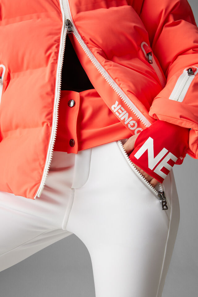 Dámská funkční lyžařská bunda Fima v korálové barvě | BOGNER.cz