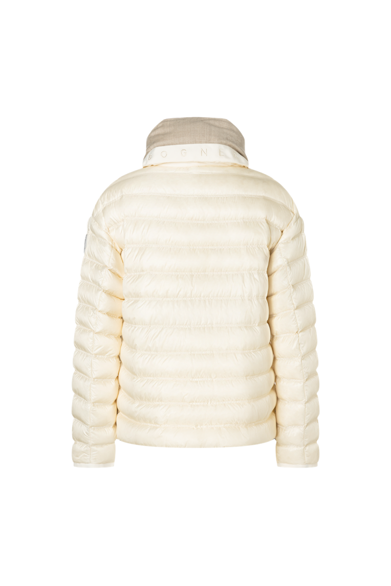 Dámská péřová bunda Ellen-D1 v off-white barvě | BOGNER.cz