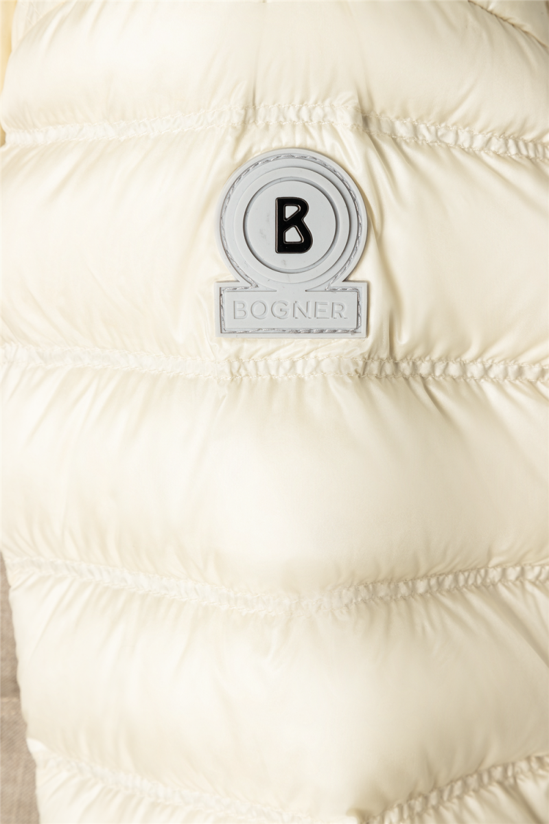 Dámská péřová bunda Ellen-D1 v off-white barvě | BOGNER.cz