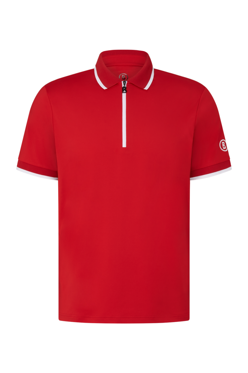 Pánské funkční polo triko Cody v červené barvě | BOGNER.cz