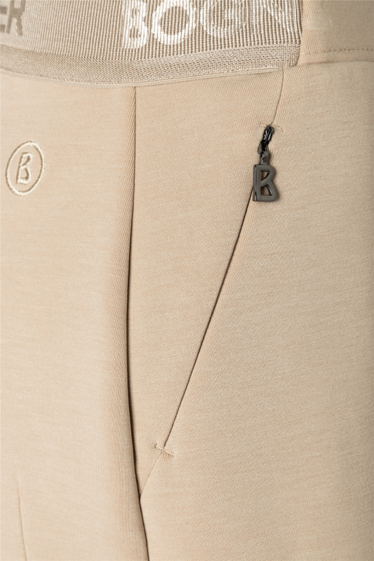 Dámské teplákové kraťasy Indra v béžové barvě | BOGNER.cz