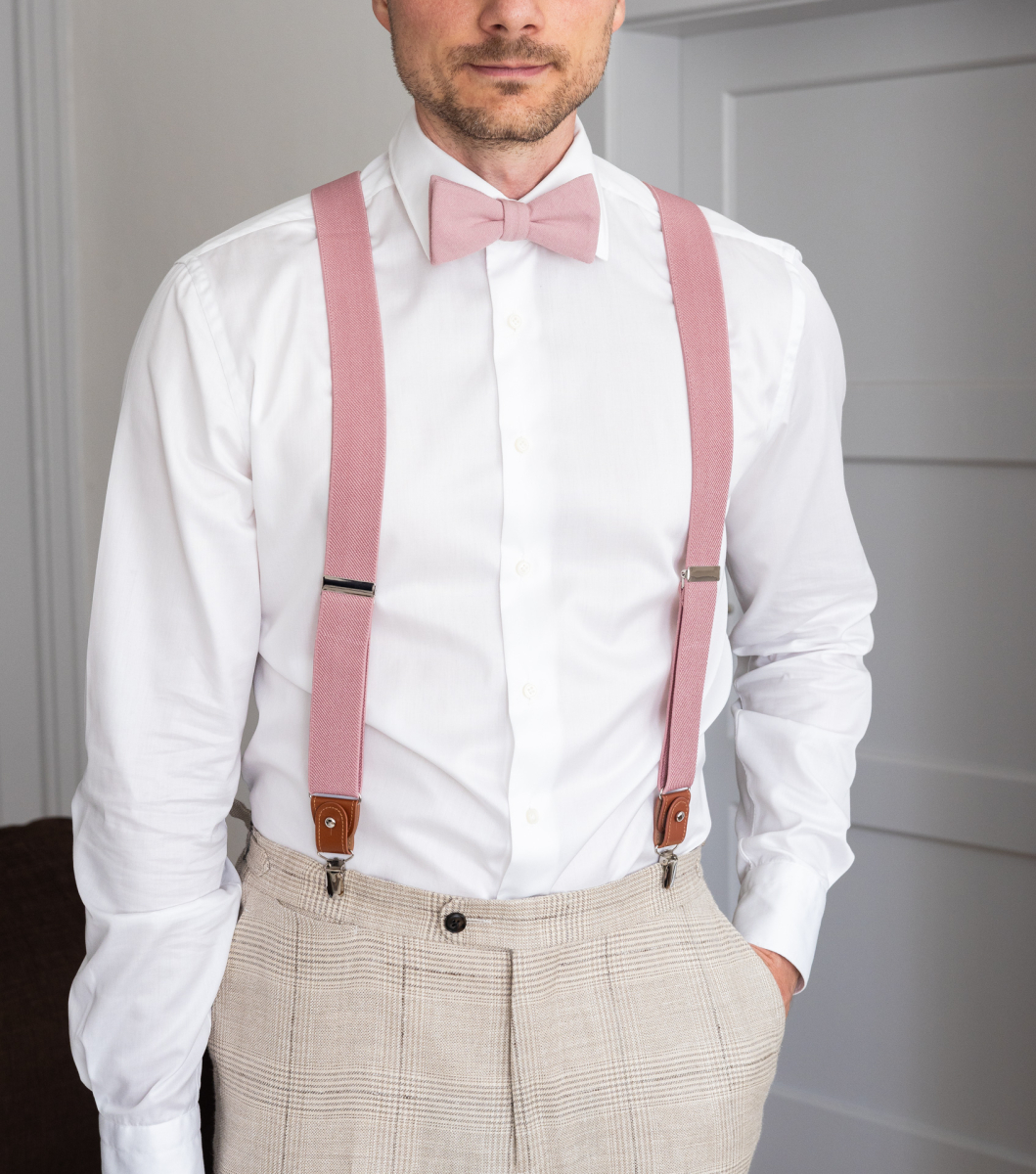 Pink Bow Tie Wedding
