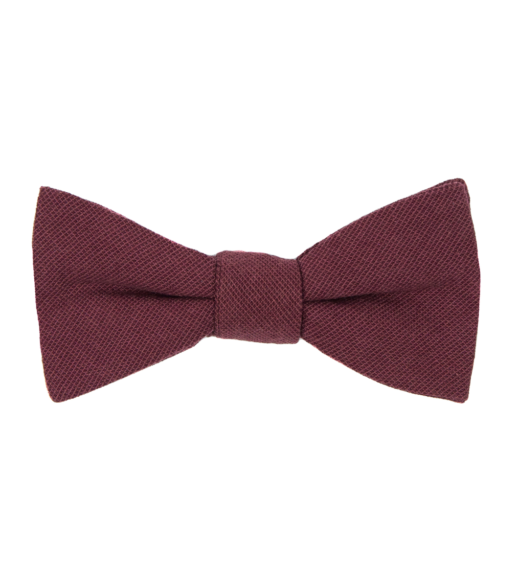 Burgundy bow tie | bubibubi.eu