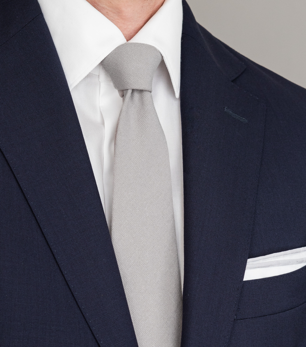 Mist grey necktie | bubibubi.eu