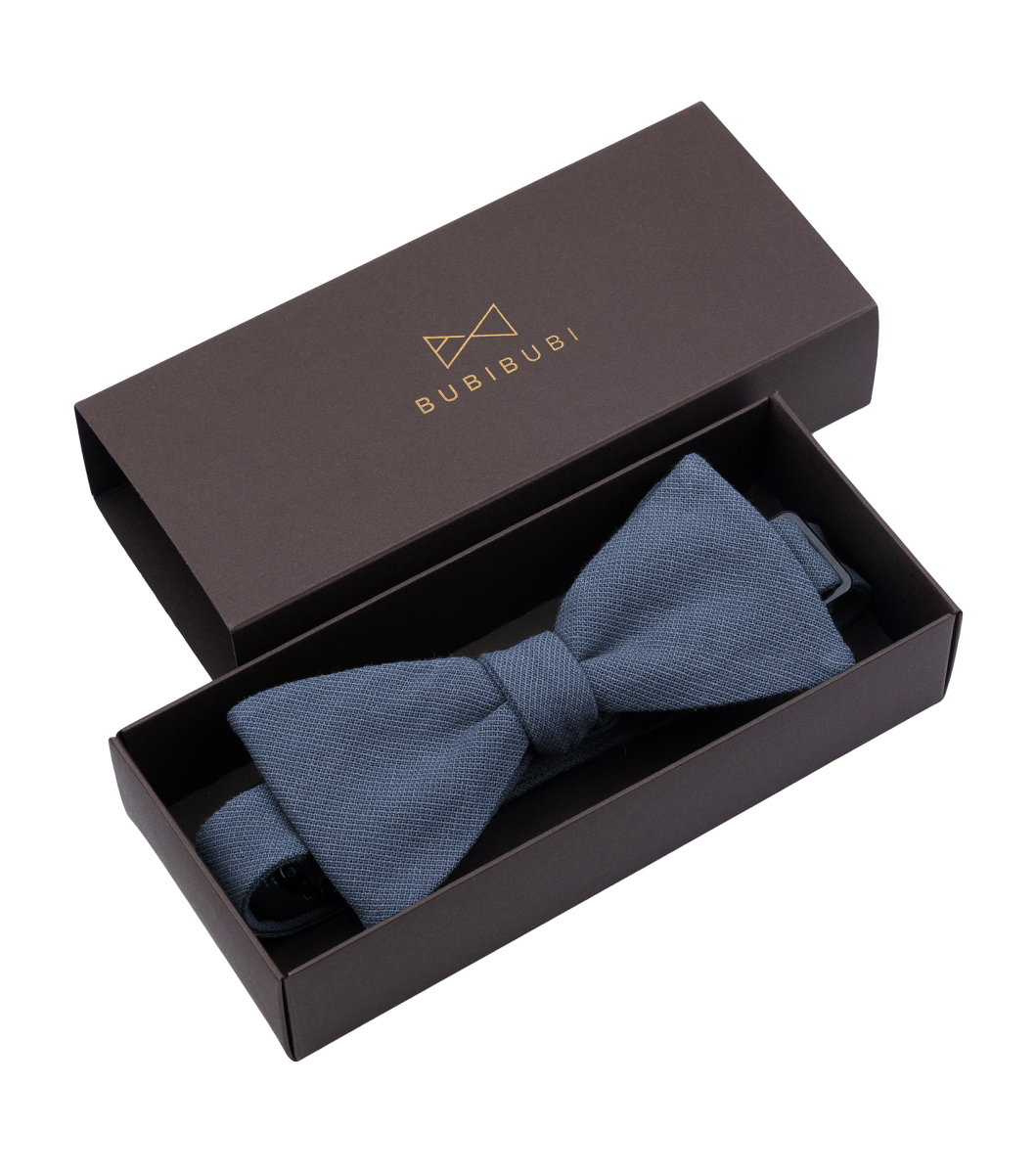 Navy blue bow tie | bubibubi.eu
