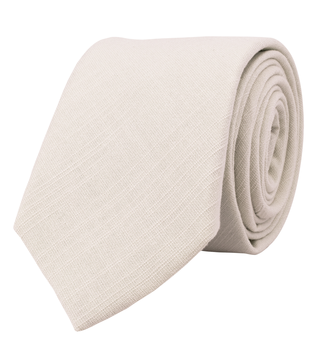 Krémová sada Ivory s kravatou, motýlikom a trakmi | bubibubi.sk