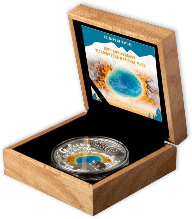 YELLOWSTONE 150g stříbrná mince 2022 | Česká numismatika