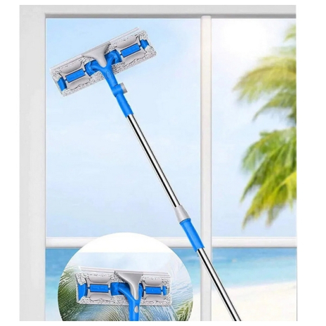 Teleskopická stierka na okná, výlohy modrá | BONY plus