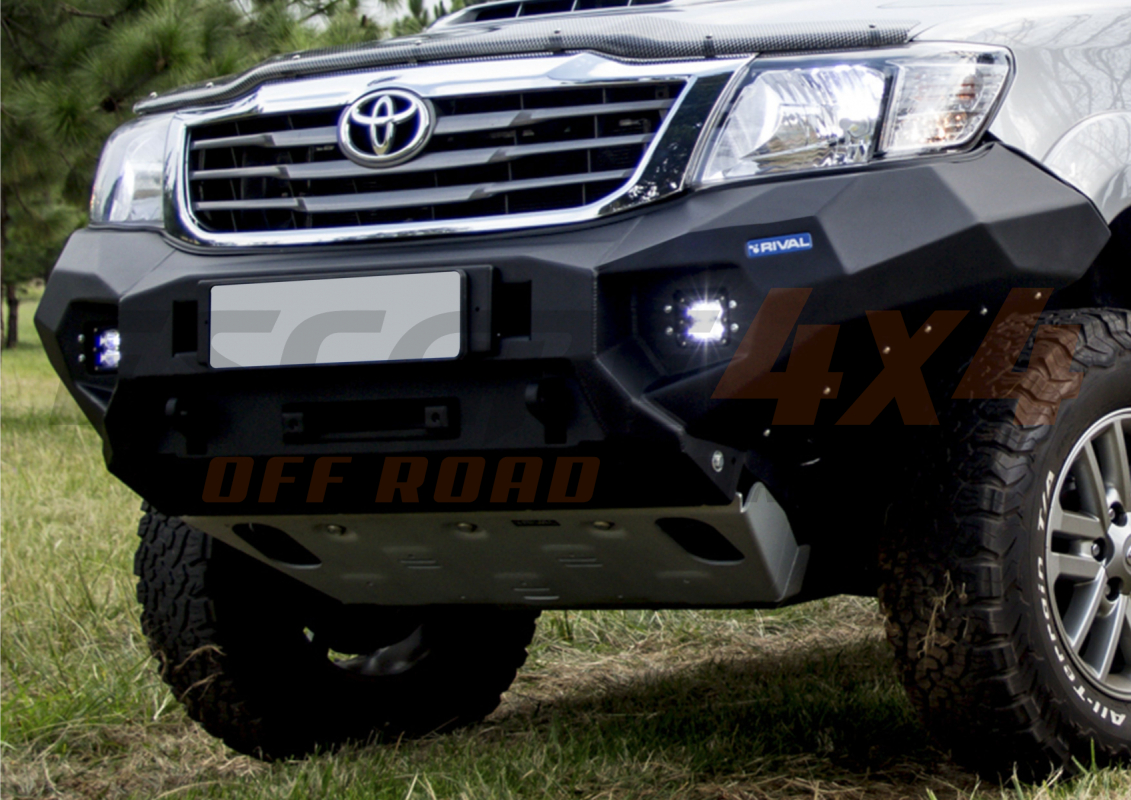 Front aluminium bumper with plate for Toyota Hilux VIGO winch (11-15 ...