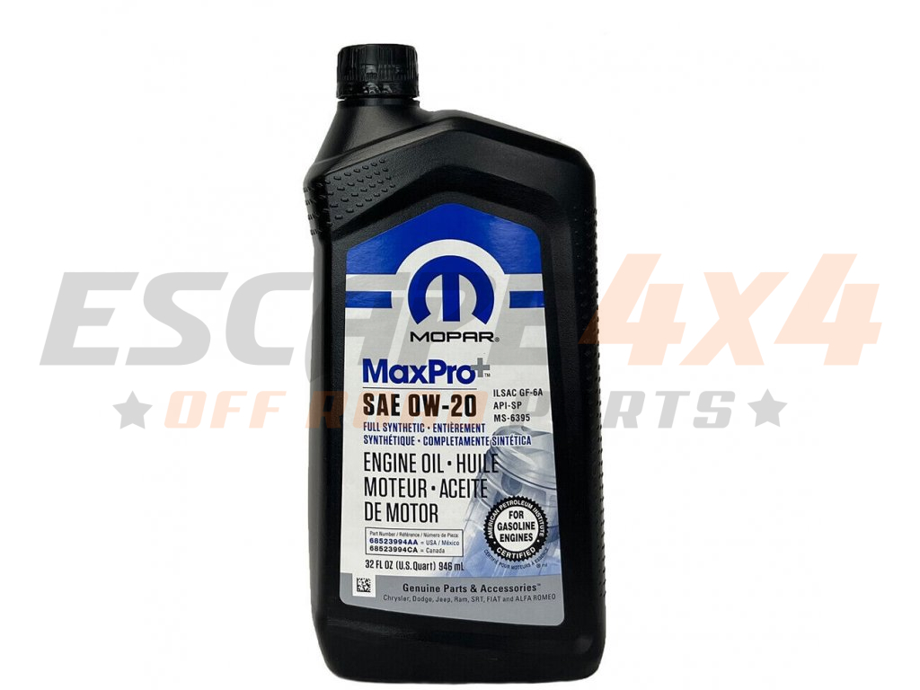 Olej do motoru Mopar 0W-20 946 ml | Escape4x4.cz