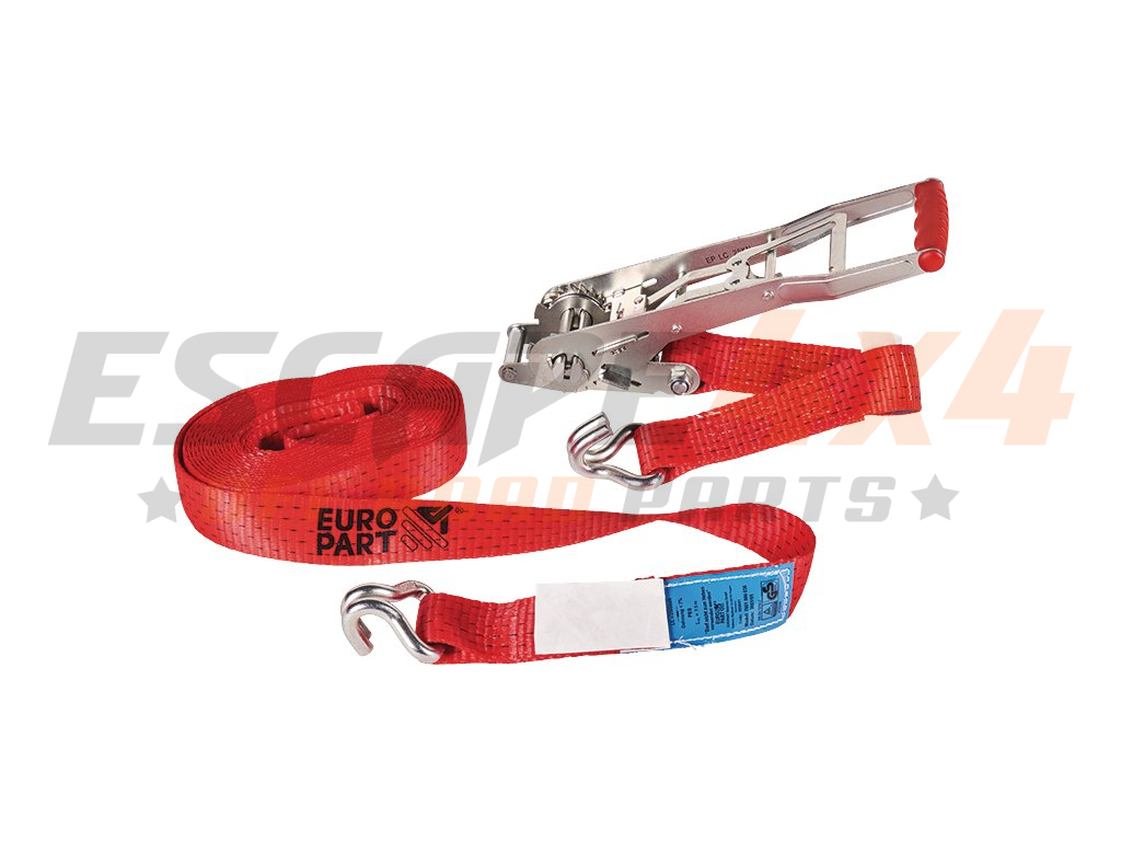 Clamping belt with ratchet 5t, 8m | Escape4x4.eu