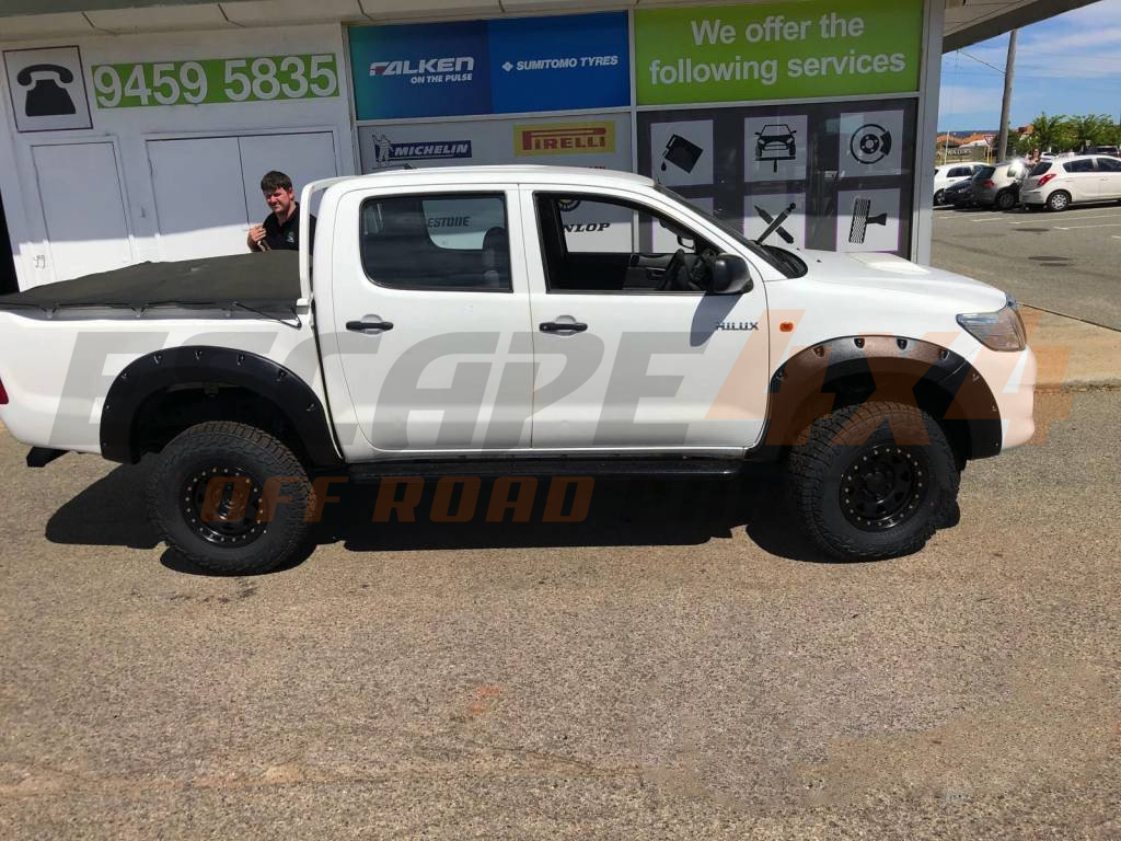 Plastic fender flares 50 mm Kut Snake Toyota Hilux VIGO (12-15 ...