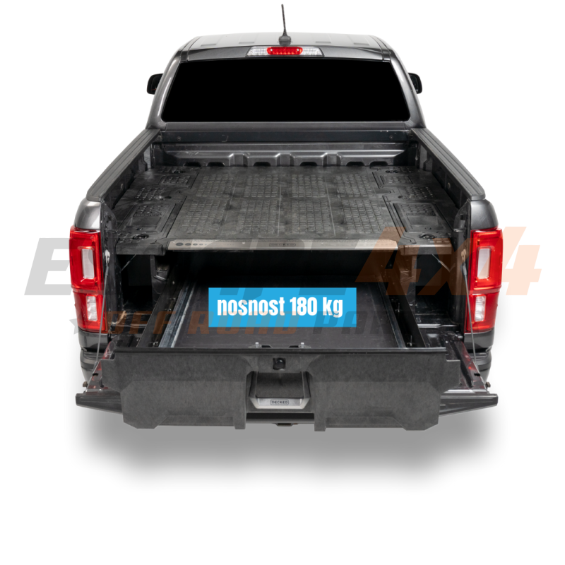 Drawer system Decked Ford Ranger Raptor (23-) double cab | Escape4x4.eu