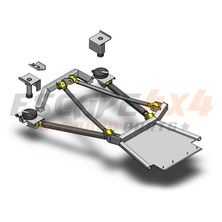 Upgrade kit long arm with rear coil conversion Clayton Pro Series Jeep ...