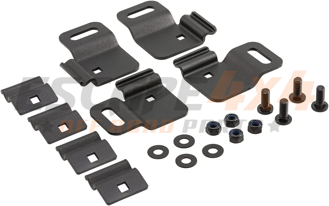 Halterungen für die Recovery Boards am Dachträger TRED | Escape4x4.de