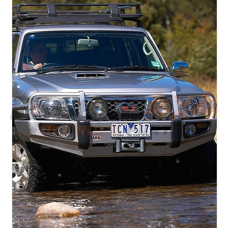 Front bumper with bull bar Deluxe ARB Nissan Patrol Y61 (04-13 ...