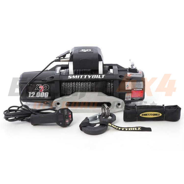SMITTYBILT X20 GEN2 12.000 LBS (5443kg) winch, synthetic rope ...