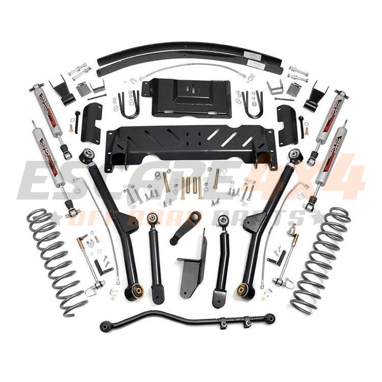 Chassis +4,5" Rough Country Jeep Cherokee XJ (84-01) | Escape4x4.eu