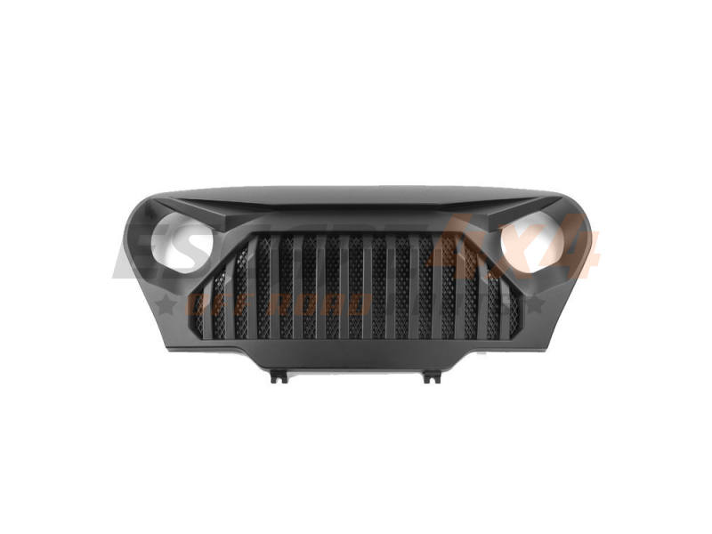 Front grille OFD Angry Eyes Jeep Wrangler TJ (97-06) | Escape4x4.eu