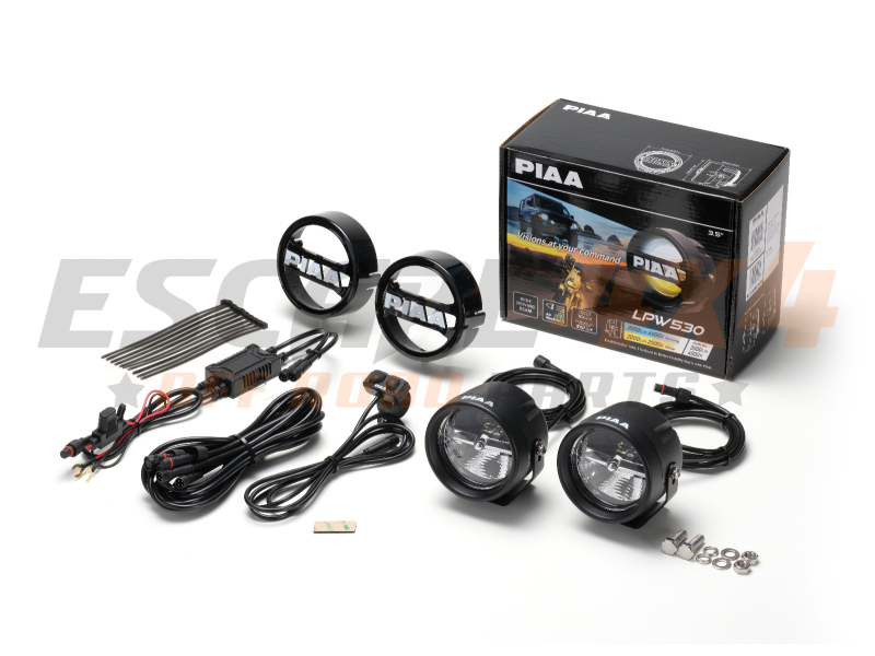 Additional round LED high beam lights (white/yellow) 89 mm diameter ...
