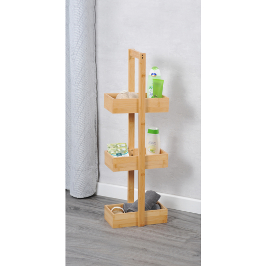 Kesper Regál se 3 přihrádkami, 28 x 18 x 84,5 cm | Fandora.cz