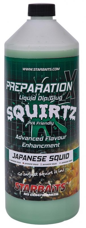 Starbaits - Booster Prep X Squirtz Japanese Squid 1l | fishmaster.cz