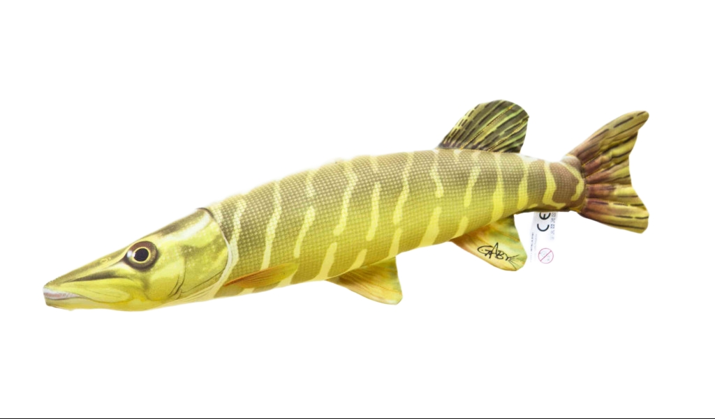 Gaby - Polštář / Plyšová ryba Štika mini - 45 cm | fishmaster.cz