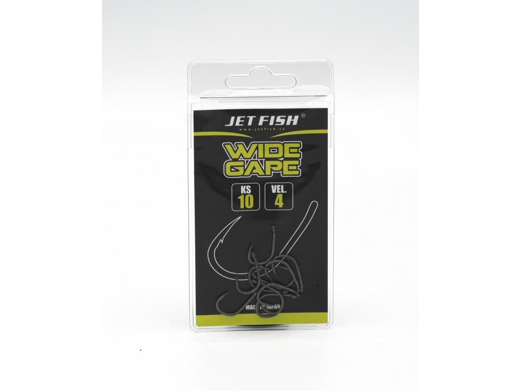 Jet Fish - Háček WIDE GAPE 10 kusů číslo 4 | fishmaster.cz