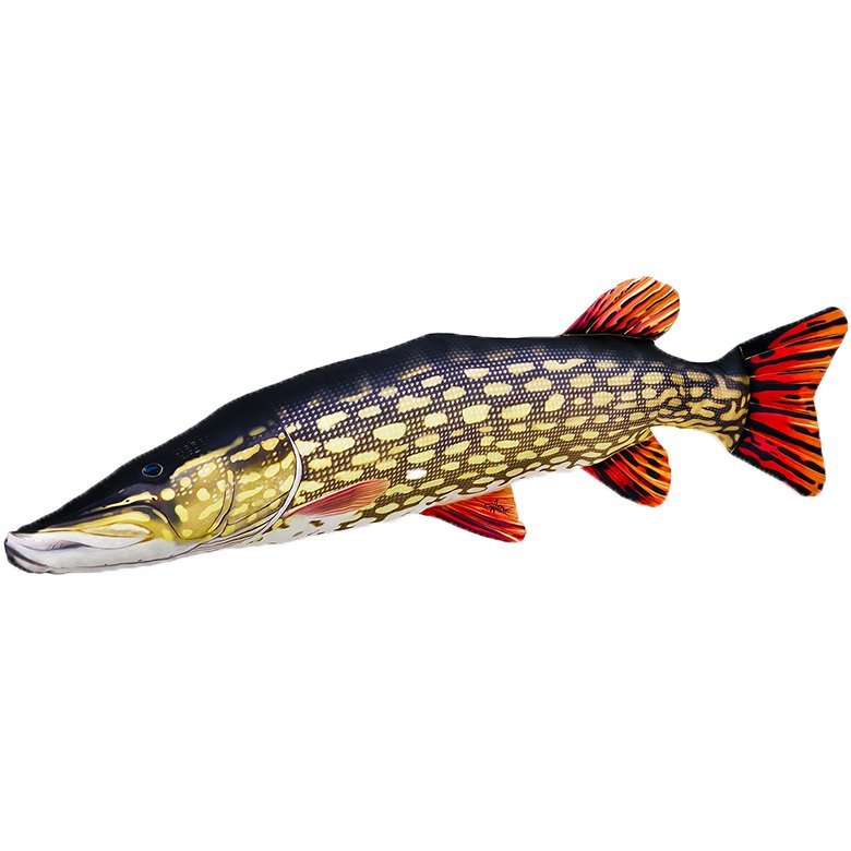 Gaby - Polštář / Plyšová ryba Štika velká 110cm | fishmaster.cz