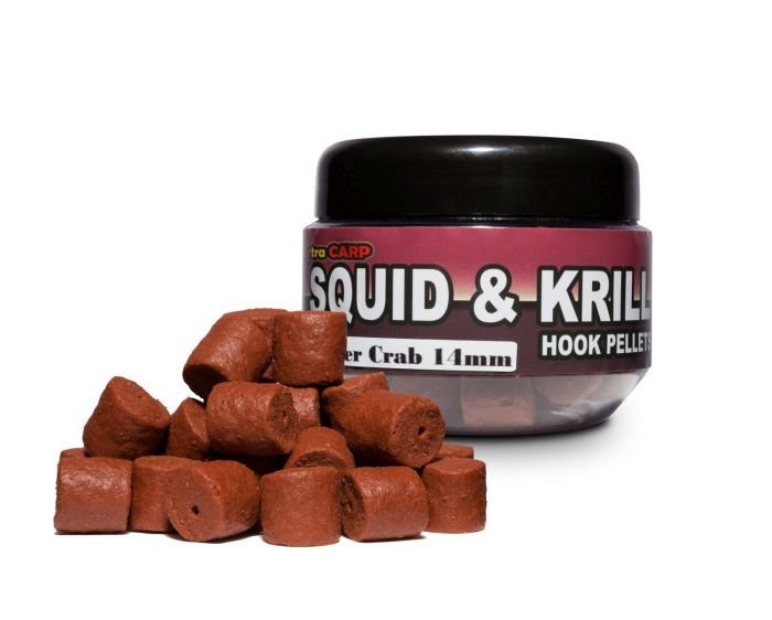Extra Carp - Pelety Squid & Krill Hook Pellets 14mm 120g Grapes ...