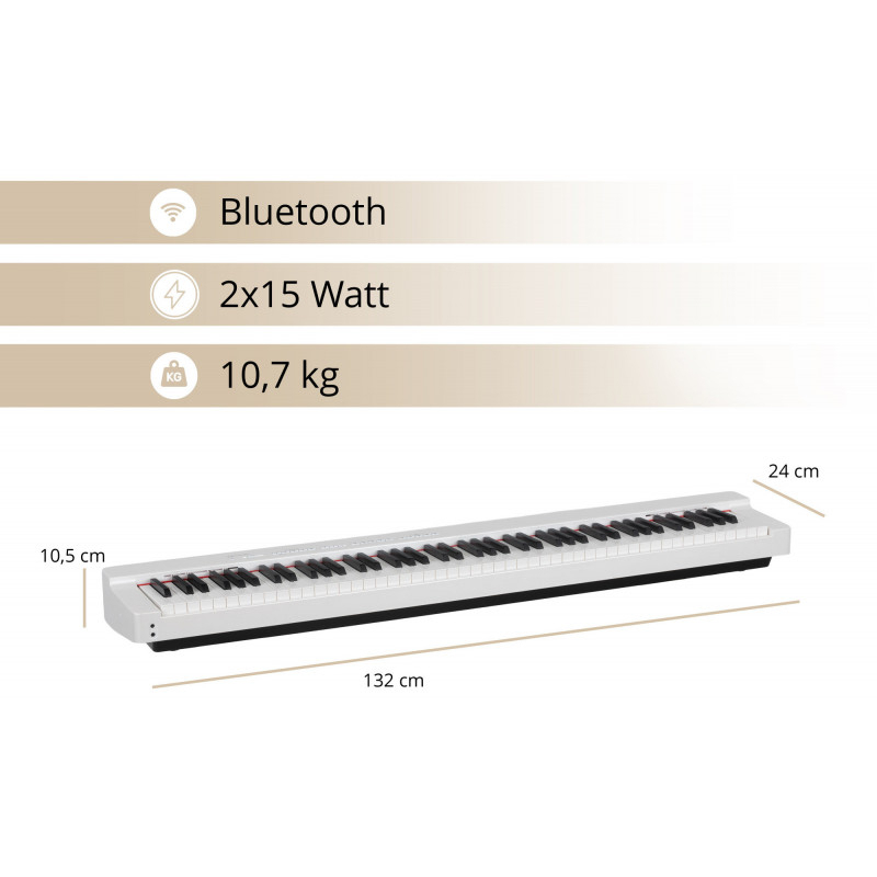 Classic Cantabile SP-316 WH | Harfa.com - Hudební nástroje