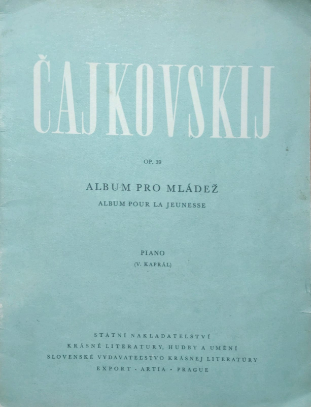 Čajkovskij - Album pro mládež | Harfa.com - Hudební nástroje