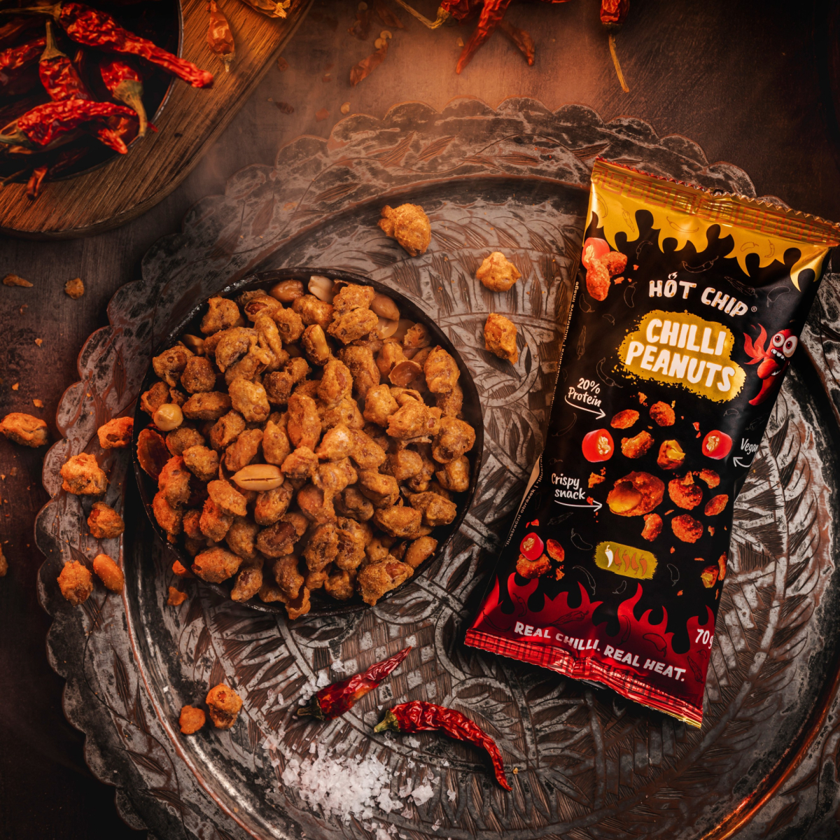 Chilli Peanuts 70 g | Real Chilli. Real Heat.