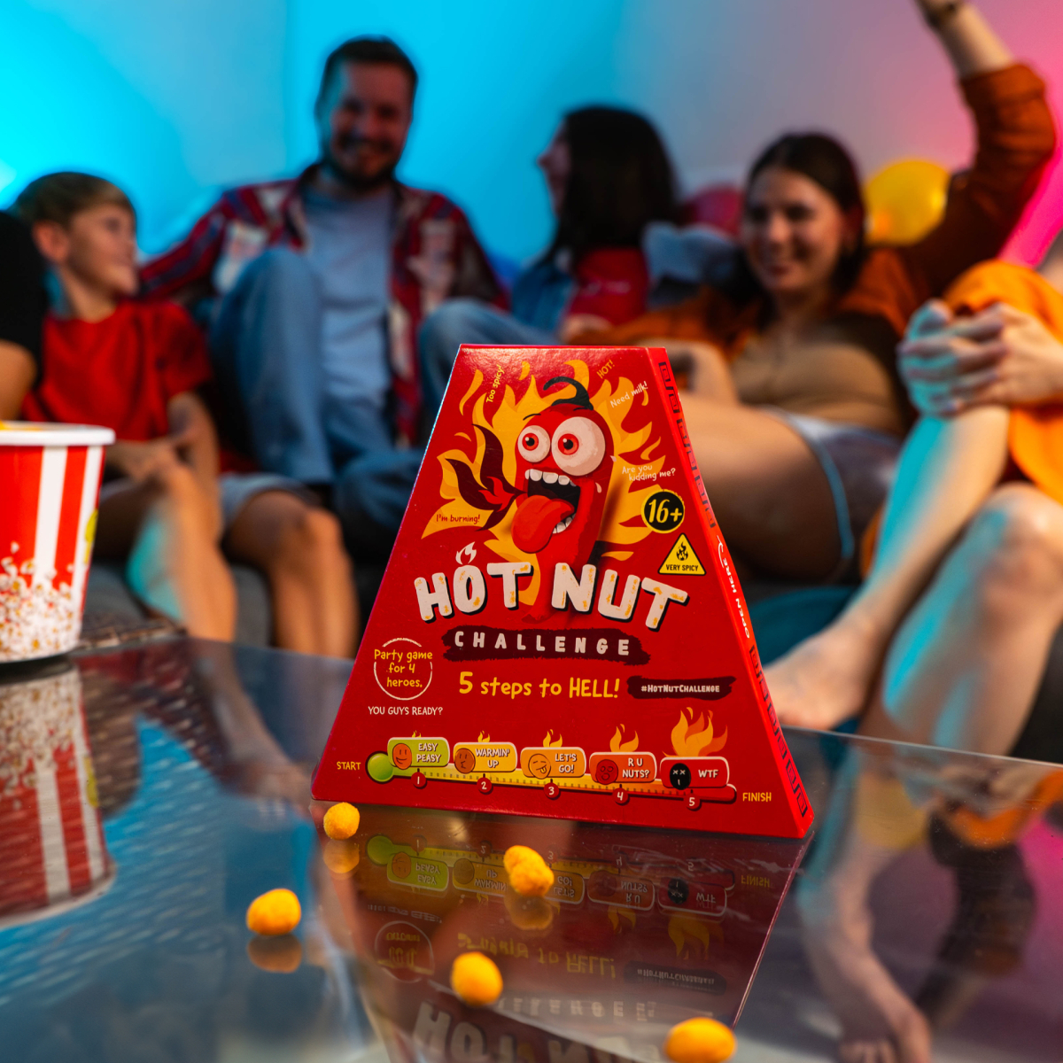 1x HOT- NUT Challenge 24 g (9,9 €/pc) | Real Chilli. Real Heat.