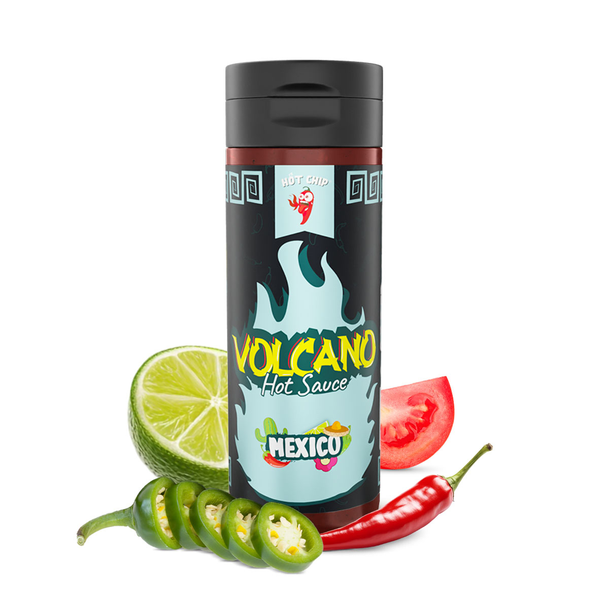 Ostry Sos Meksykański 270 ml – Volcano | Real Chilli. Real Heat.