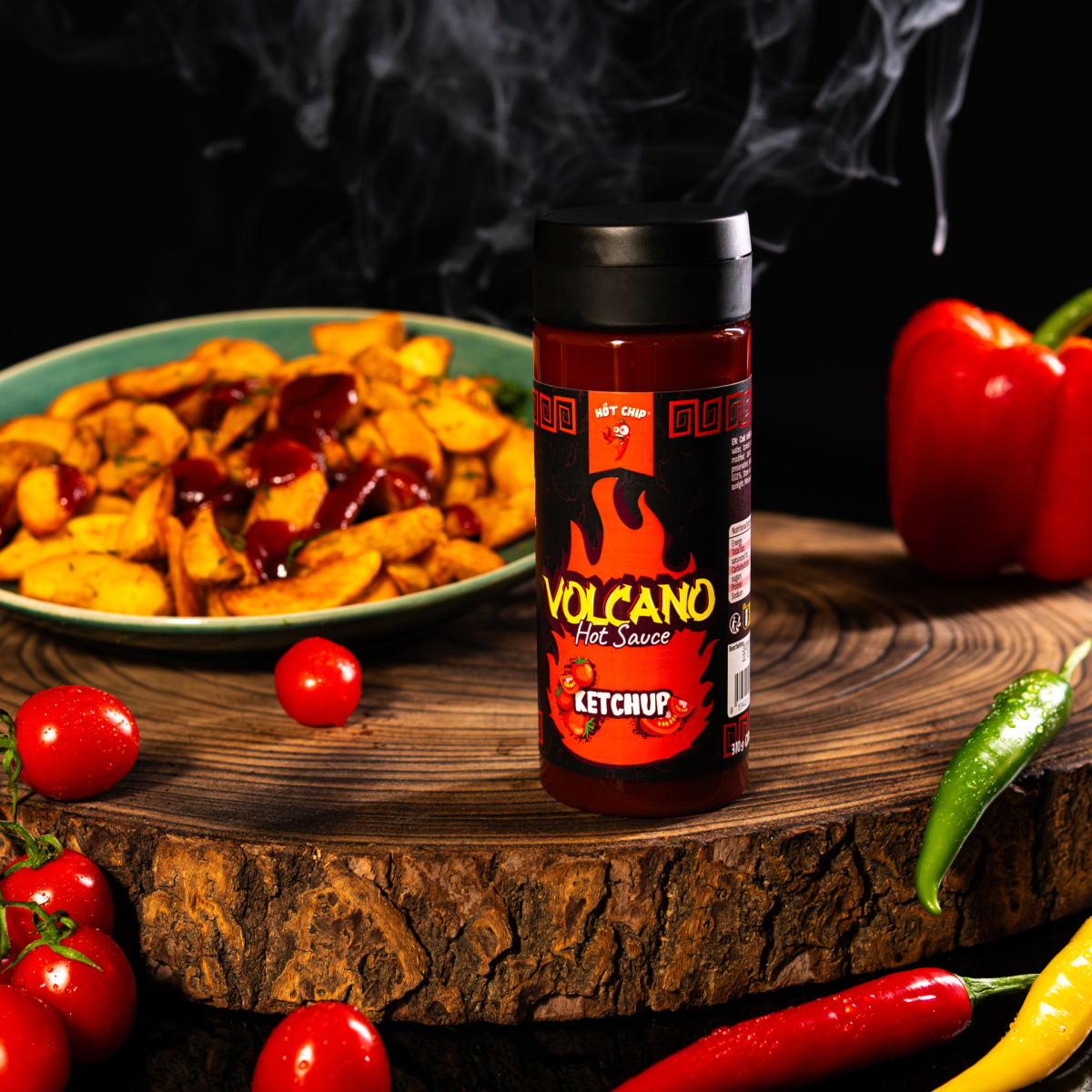 Chilli Kečup 270 ml – Volcano | Real Chilli. Real Heat.