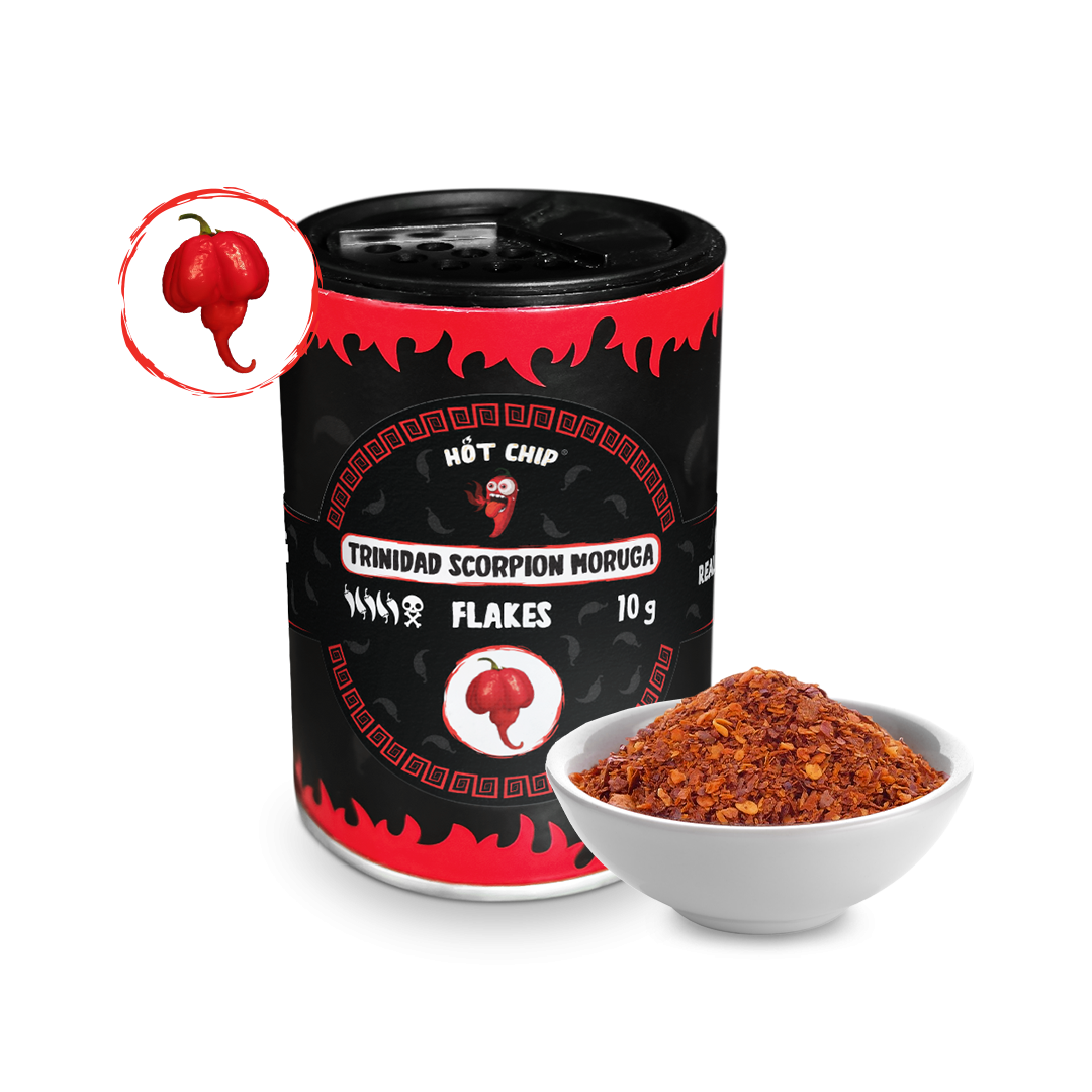 Trinidad Moruga Scorpion chilli vločky 10 g | Real Chilli. Real Heat.