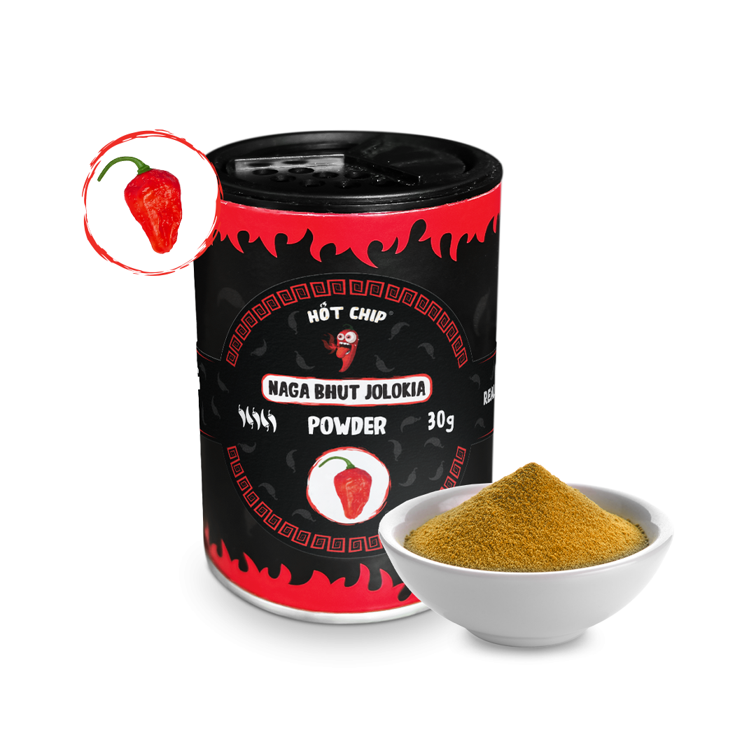 Naga Bhut Jolokia chilli prášok 30 g | Real Chilli. Real Heat.
