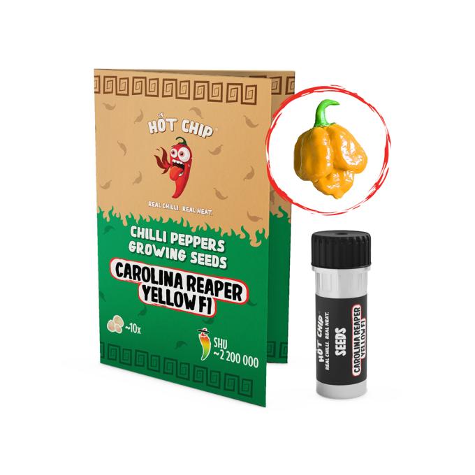 Carolina Reaper Yellow F1 - chilli seeds | Real Chilli. Real Heat.