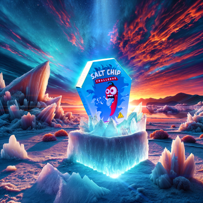 1x Salt Chip Challenge 8 g (9,9 €/pc) | Real Chilli. Real Heat.