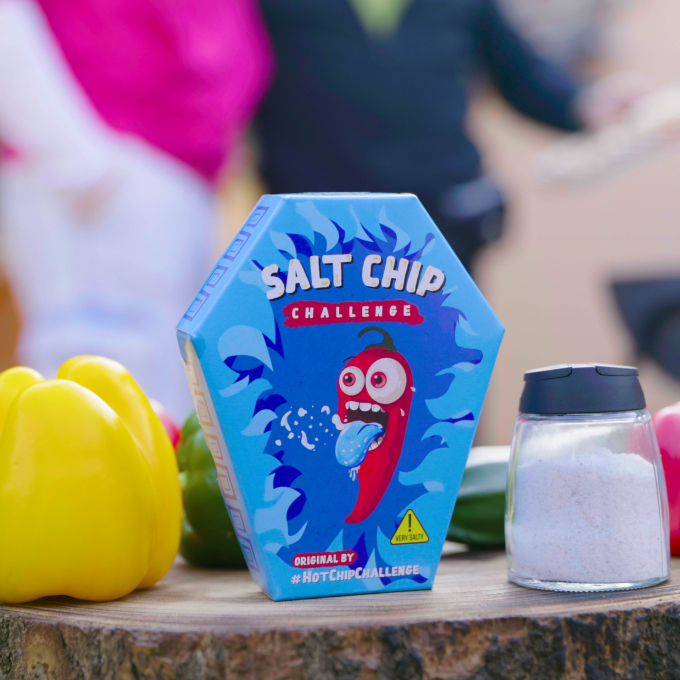 1x Salt Chip Challenge 8 g (9,9 €/pc) | Real Chilli. Real Heat.