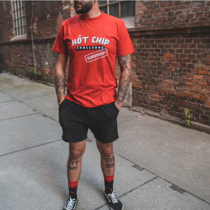 T-shirt Hotchip-Survived | Real Chilli. Real Heat.