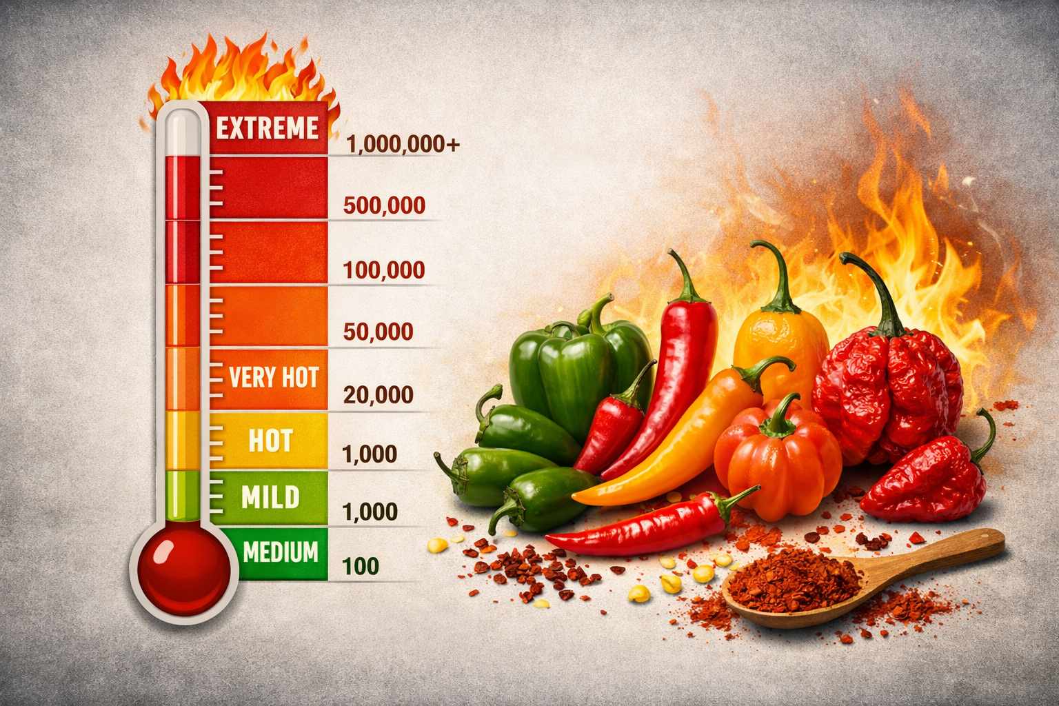Sprievodca Scovilleho stupnicou štipľavosti (SHU): Ako si vybrať tú ...