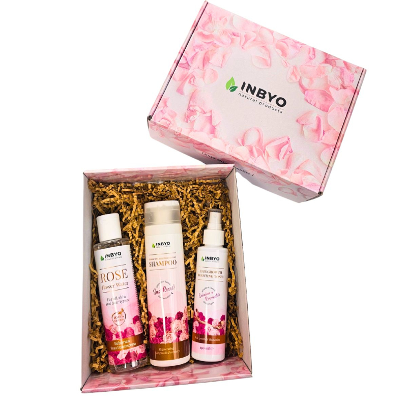 INBYO Dárková sada růže 600 ml | Hristina - přírodní kosmetika
