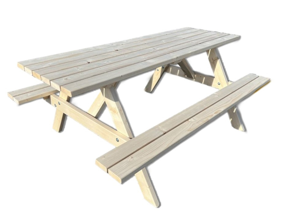 Dřevěný zahradní pivní set 190 x 141 x 81 | Jdinato.cz