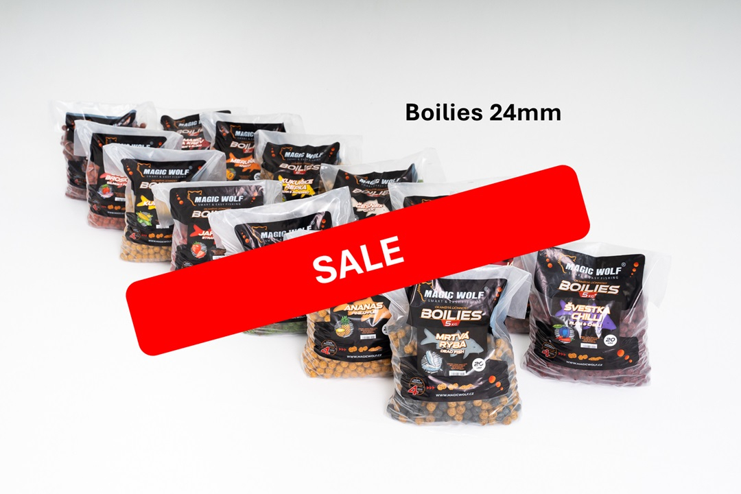 Magic Wolf - Boilies 24mm 5kg (lehce poškozené) | Prodej nástrah na lov ...