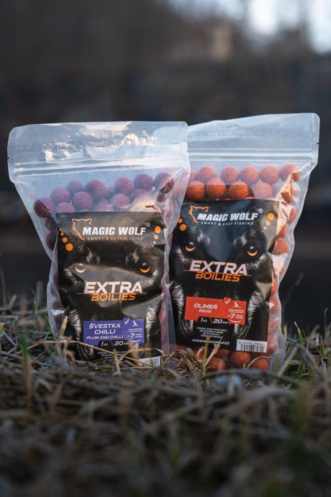 Magic Wolf - EXTRA Boilies 24mm 1kg | Prodej nástrah na lov kaprů