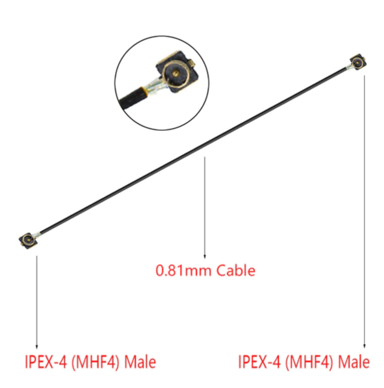 Kabelová redukce IPEX-4 (u.FL) Male / IPEX-4 (u.FL) Male | Maximin.cz
